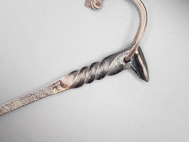 Forged Railroad Spike BBQ Grill Tool: Handcrafted Meat Turner - Etsy