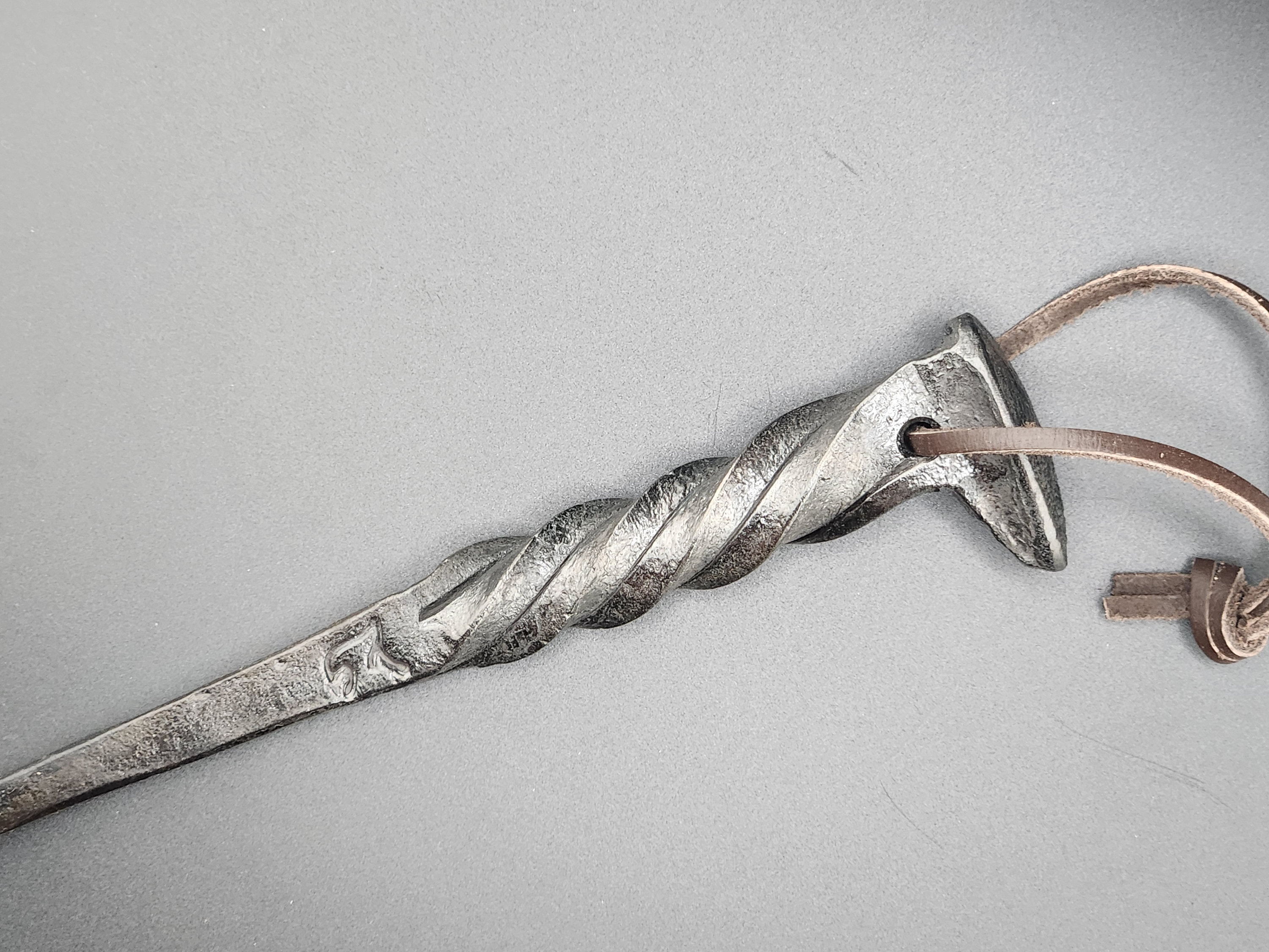 Forged Railroad Spike BBQ Grill Tool: Handcrafted Meat Turner - Etsy