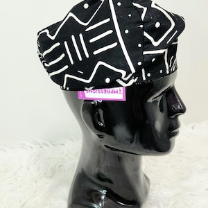 African Print Cap for Men / Hand Made Ankara Cap/ Traditional Dansiki ...