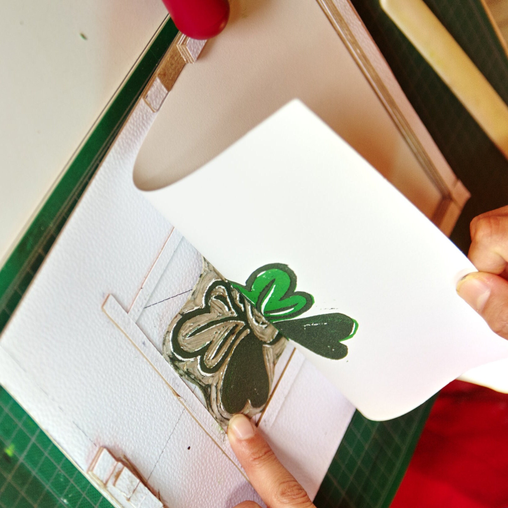 Limited Edition Handcrafted Linocut Print Cute Avocado Halves ...