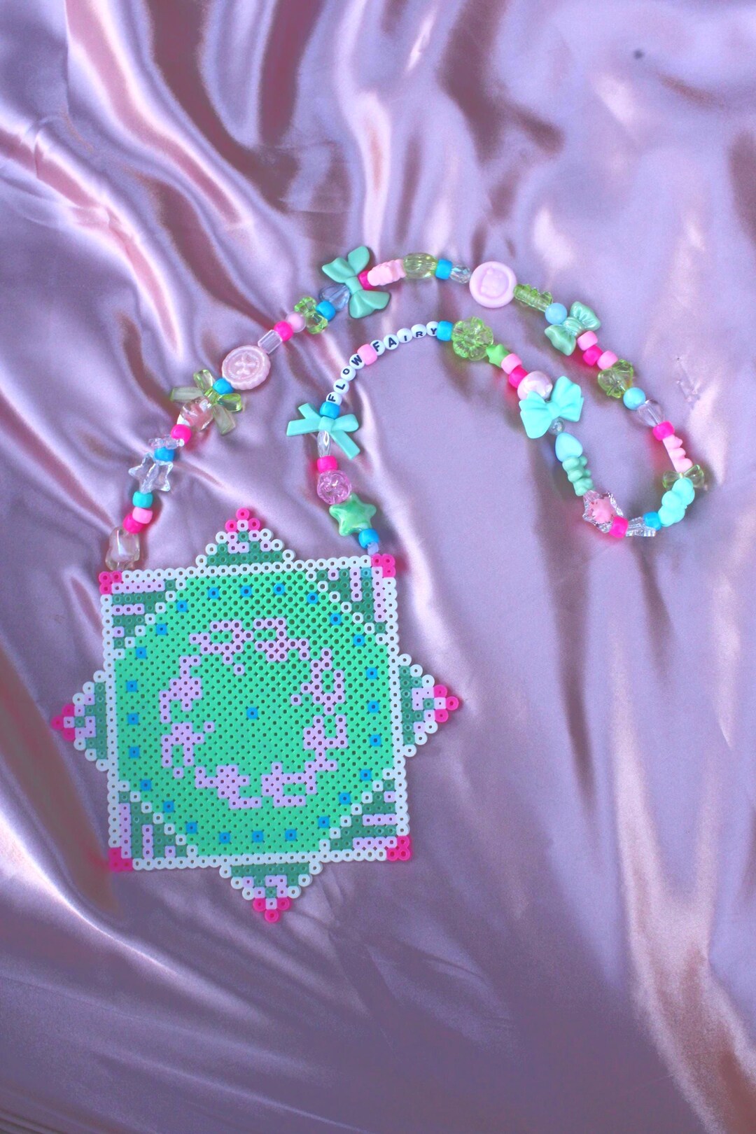 Flowstar "flow Fairy" Perler Necklace - Etsy