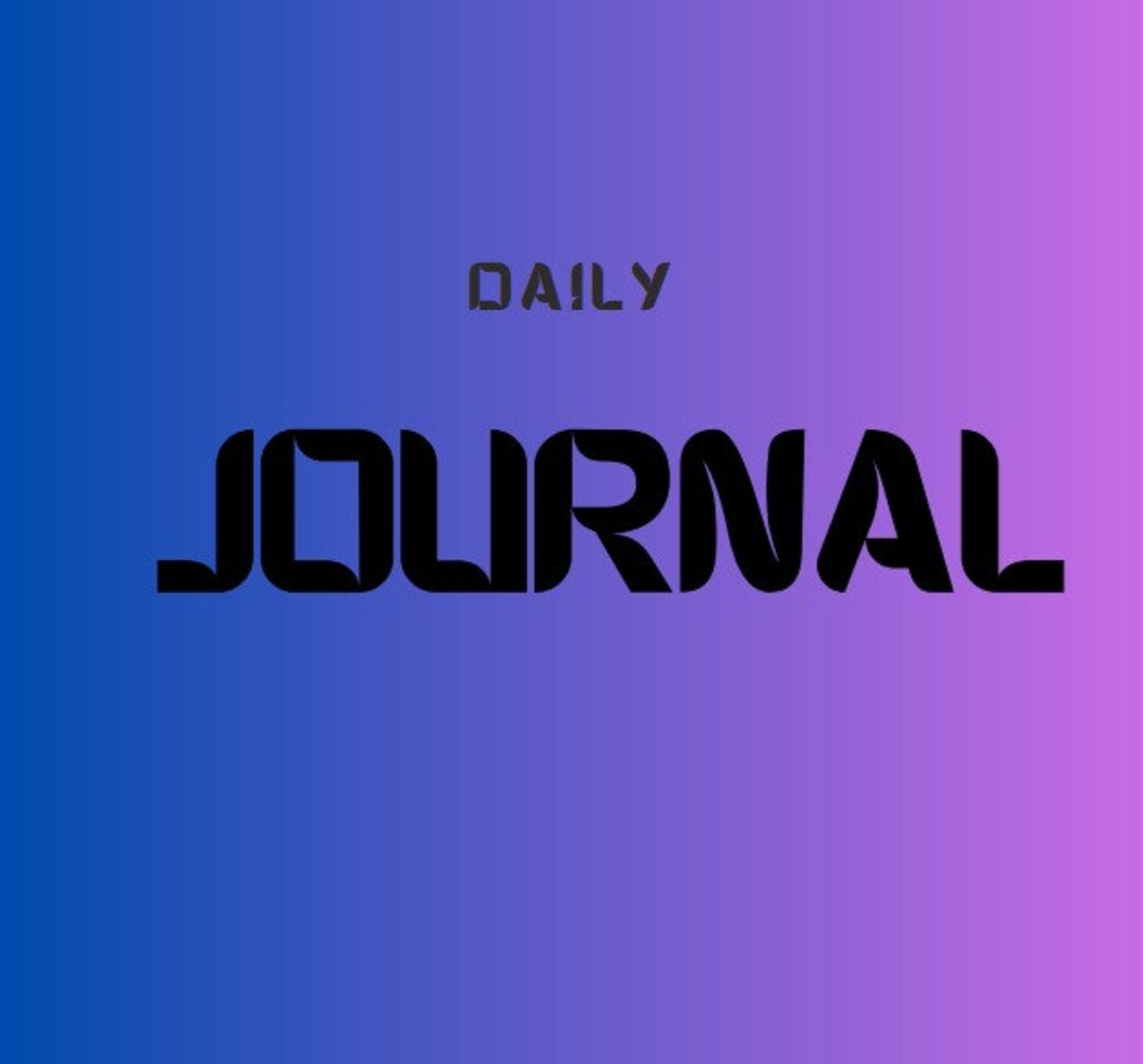 Daily Fillable Self Reflection Journal - Etsy