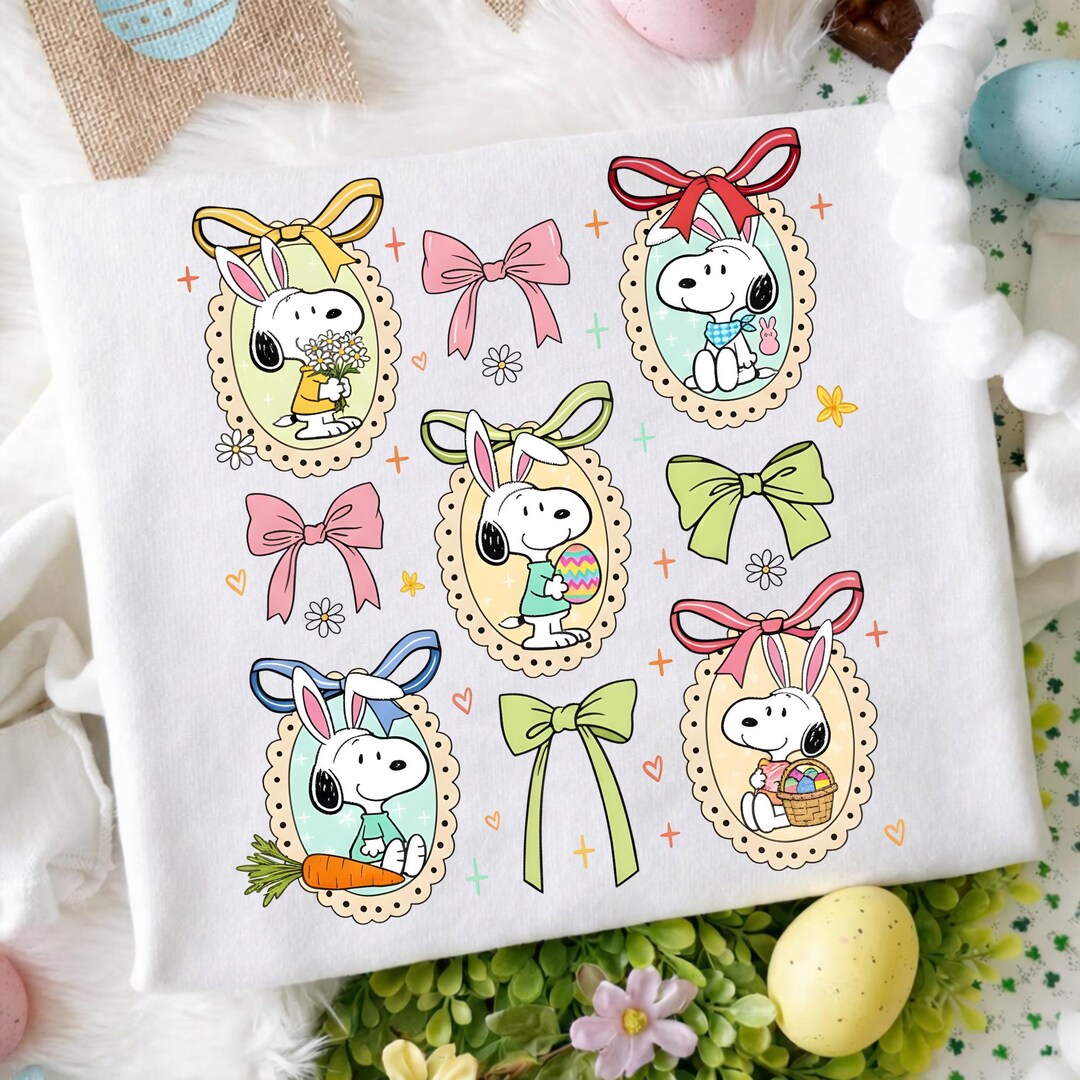 Snoopy Easter PNG , Easter Beagle Clipart, Snoopy Easter Eggs, Peanuts ...