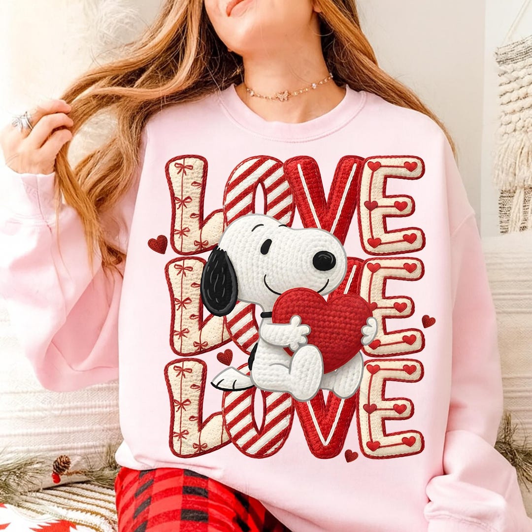 Snoop Valentine Love PNG, Peanuts Friends Holding Love Letters With ...