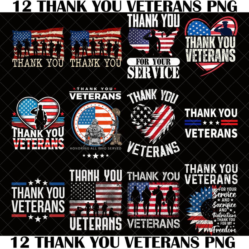 Thank You for Your Service Clipart - Etsy