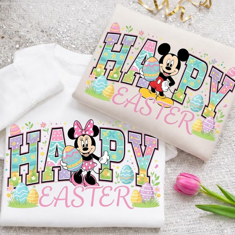 Mickey Happy Easter - Etsy