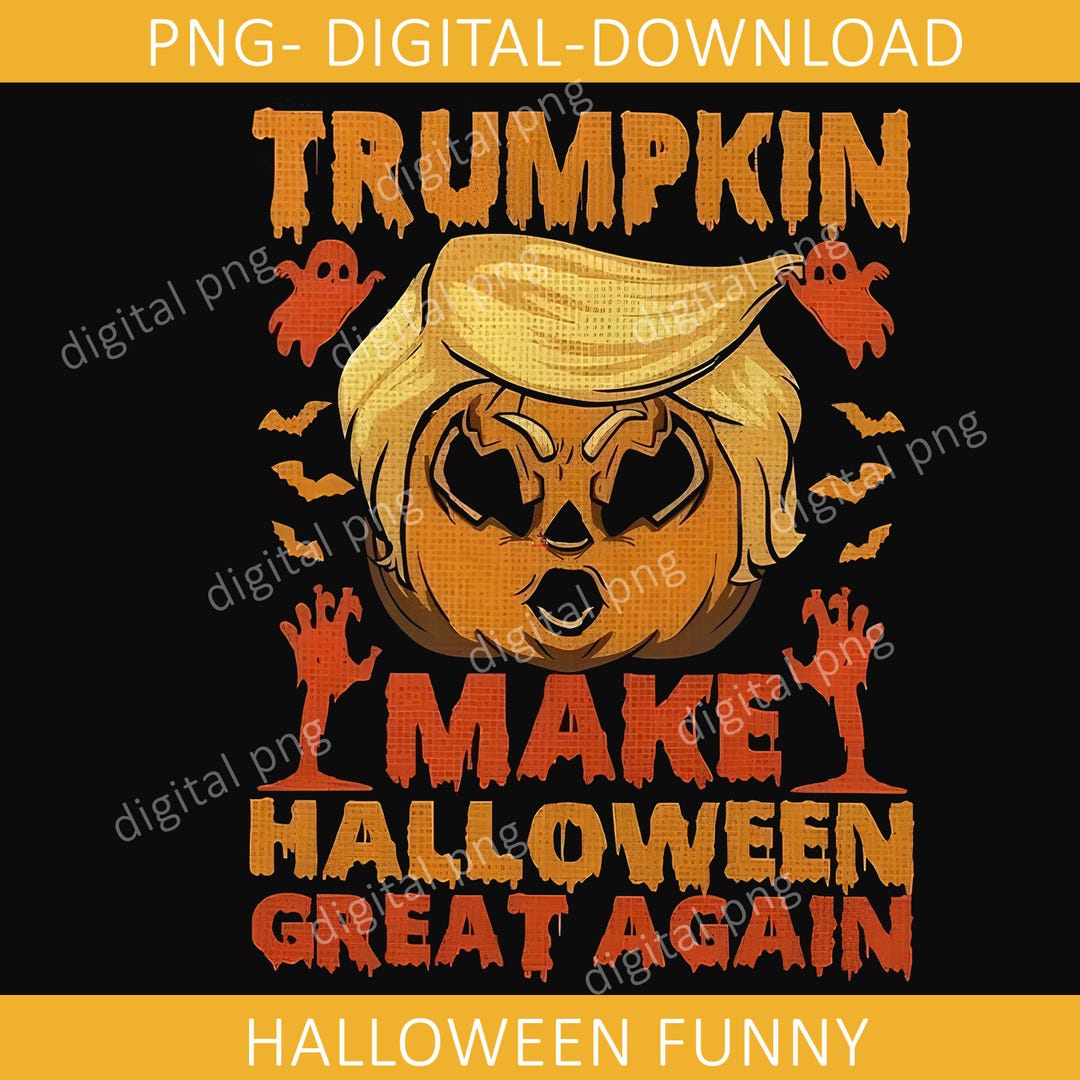Trumpkin Svg, Pumpkin Png, Make America Great Again Svg, Trump 2024 Svg ...