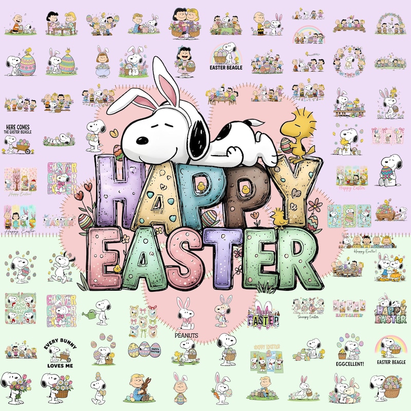 Snoopy Easter Decor - Etsy