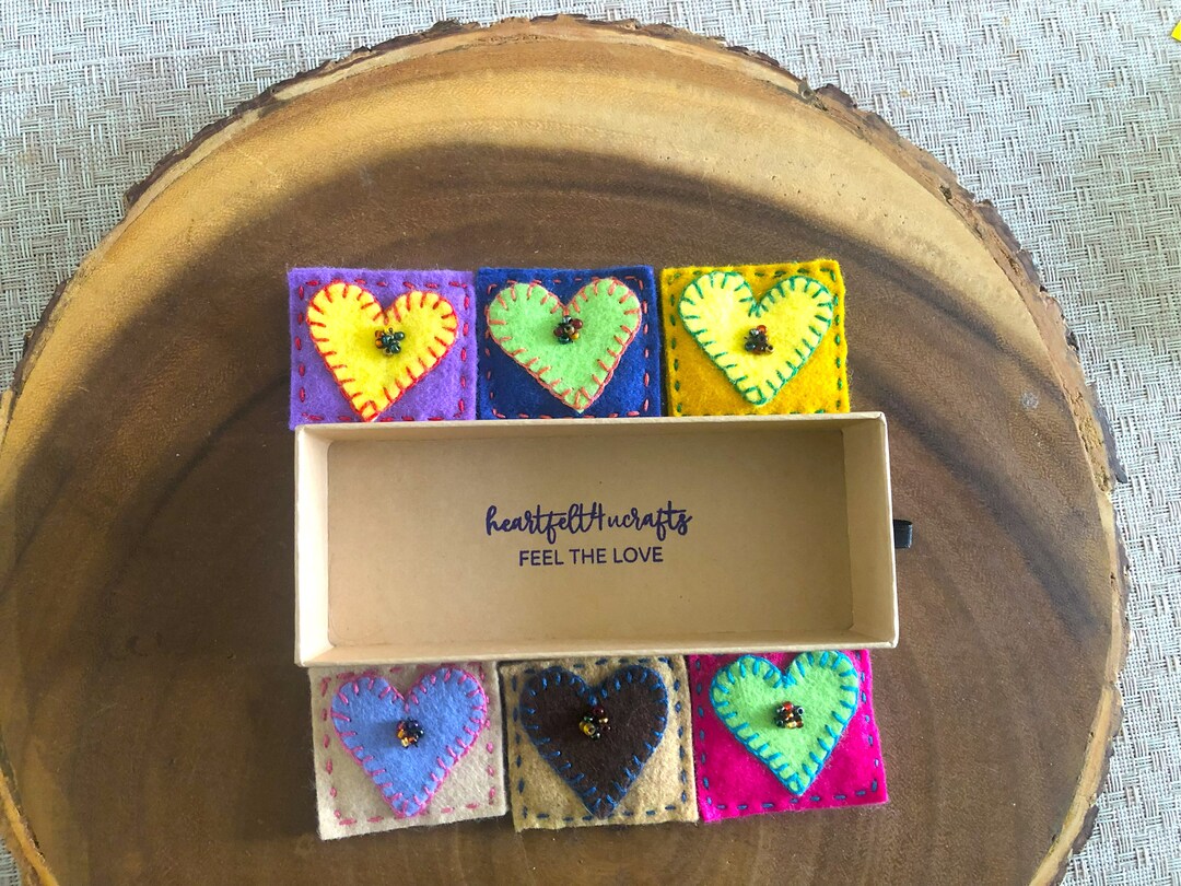 Heart Felt 4 U, Simple Gifts, Handmade, Wool Felt, Ornaments - Etsy