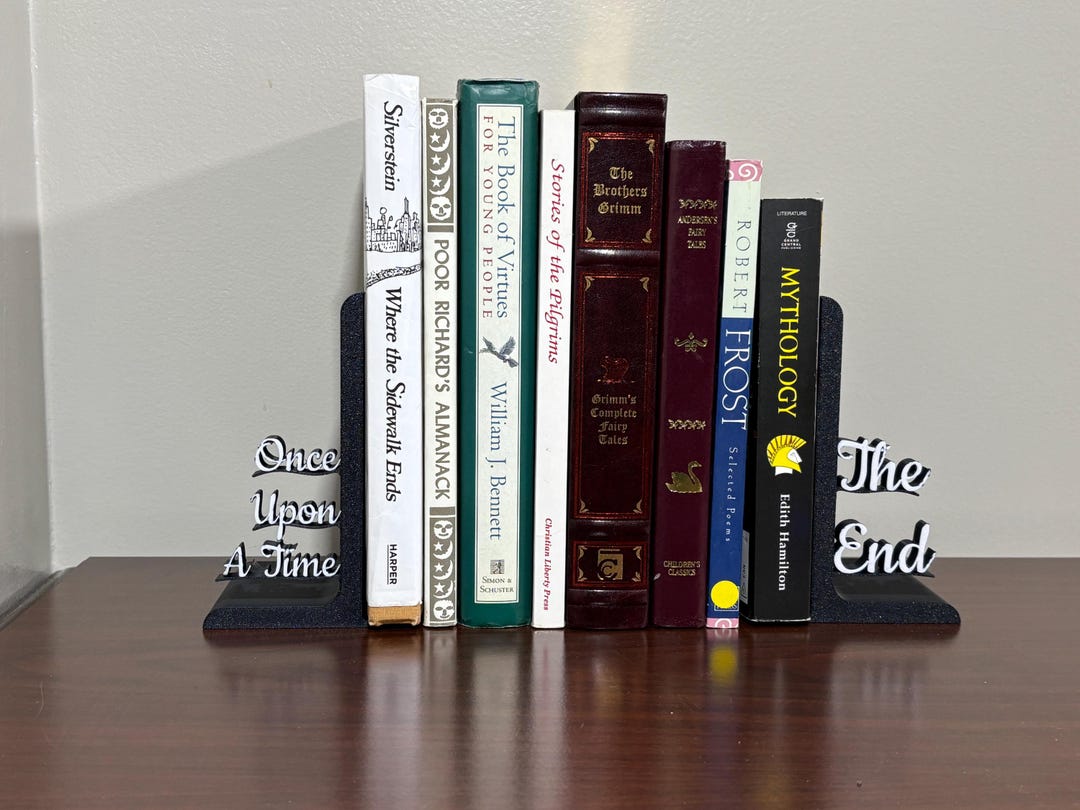 Story Time Bookends | Decorative Bookends | Lightweight Bookends - Etsy