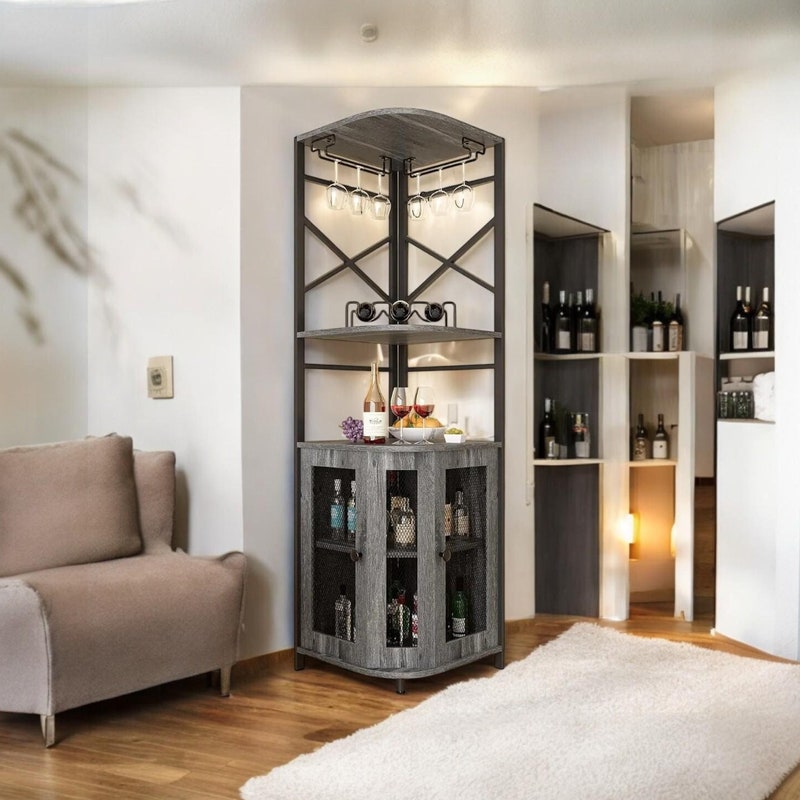 Corner Wine Rack - Etsy