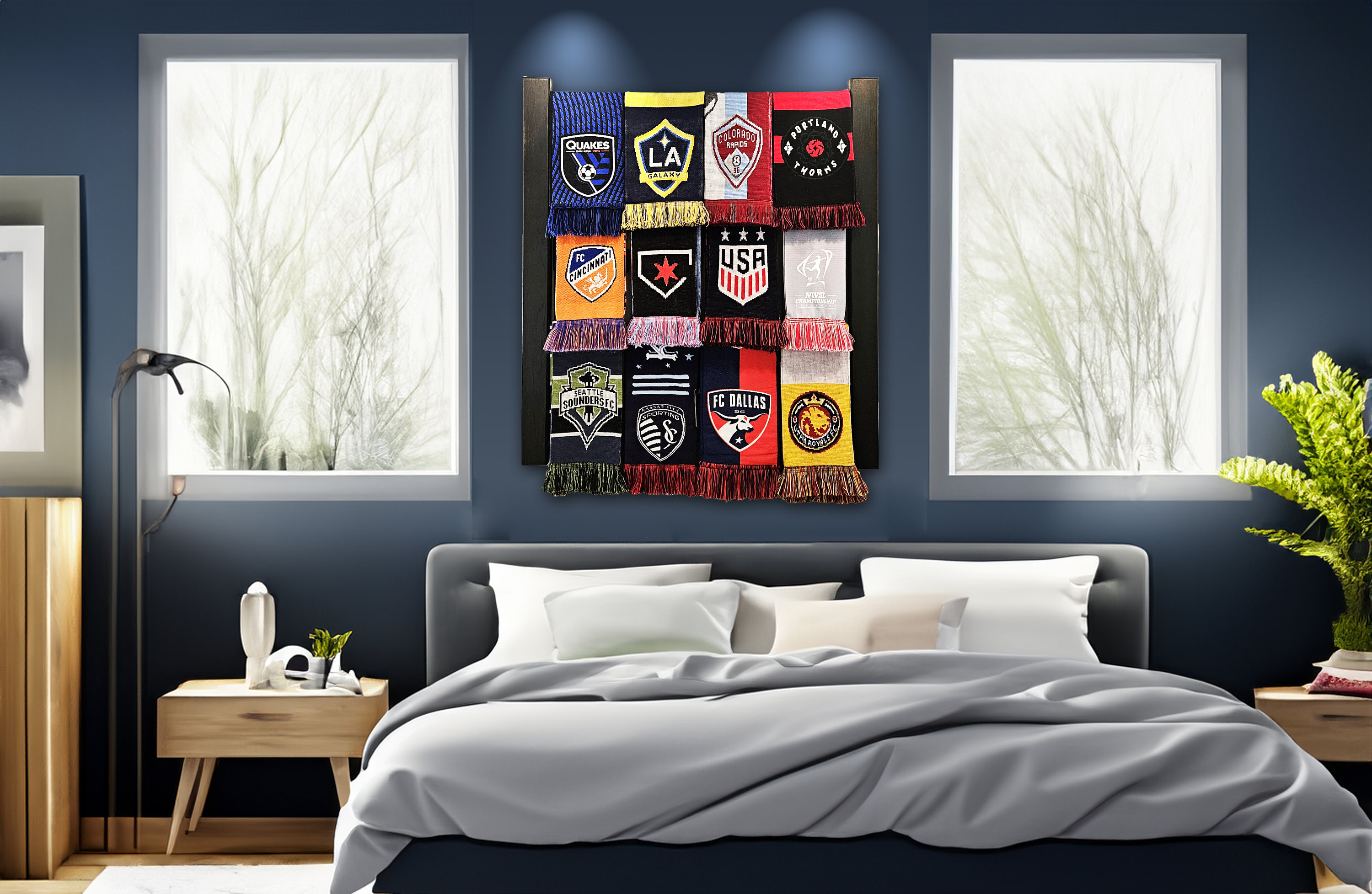 Soccer / Sports Scarf Display Rack - Etsy