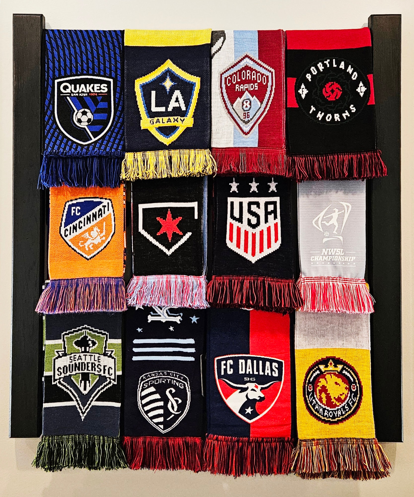 Soccer / Sports Scarf Display Rack - Etsy