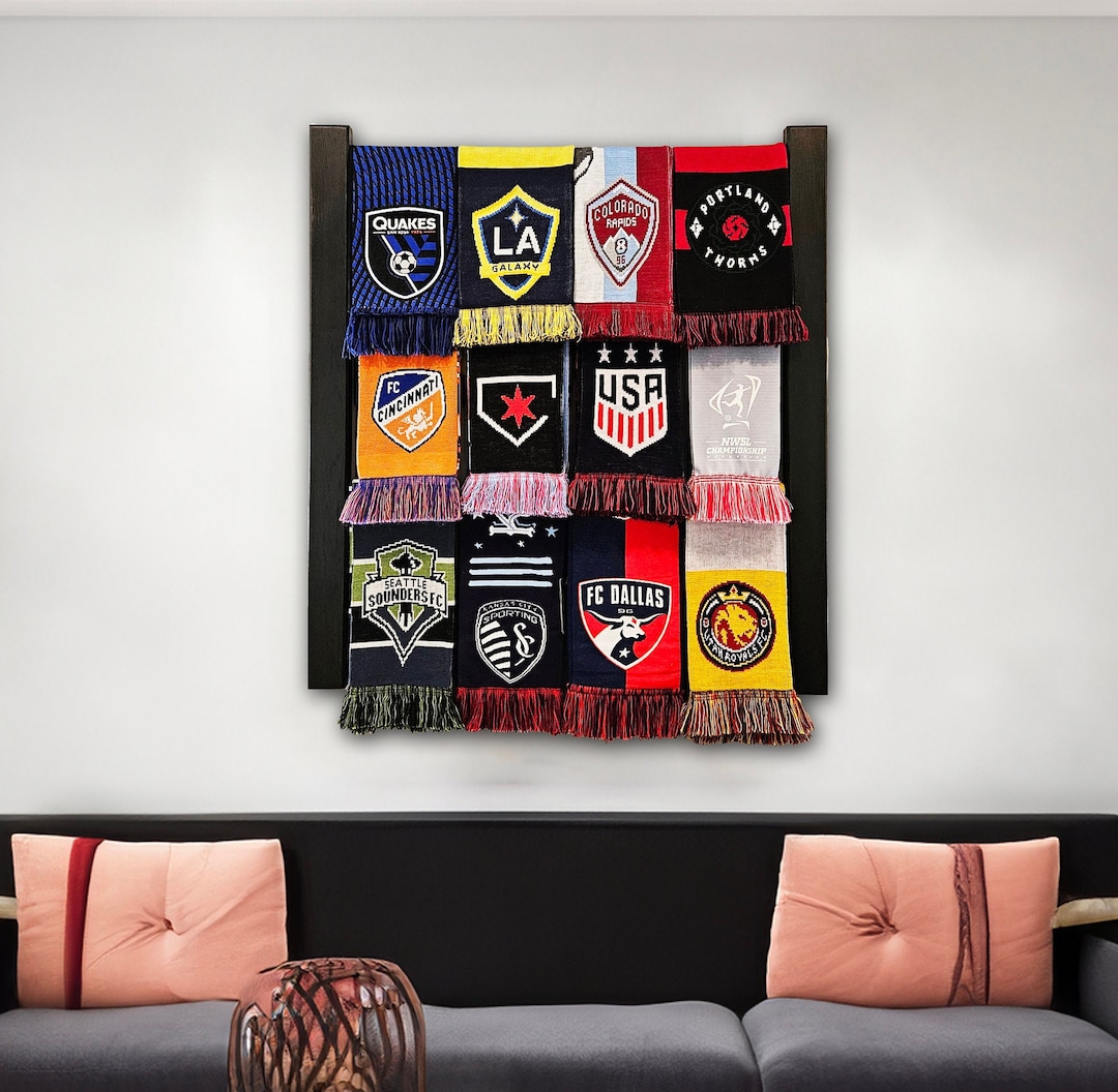 Soccer / Sports Scarf Display Rack - Etsy