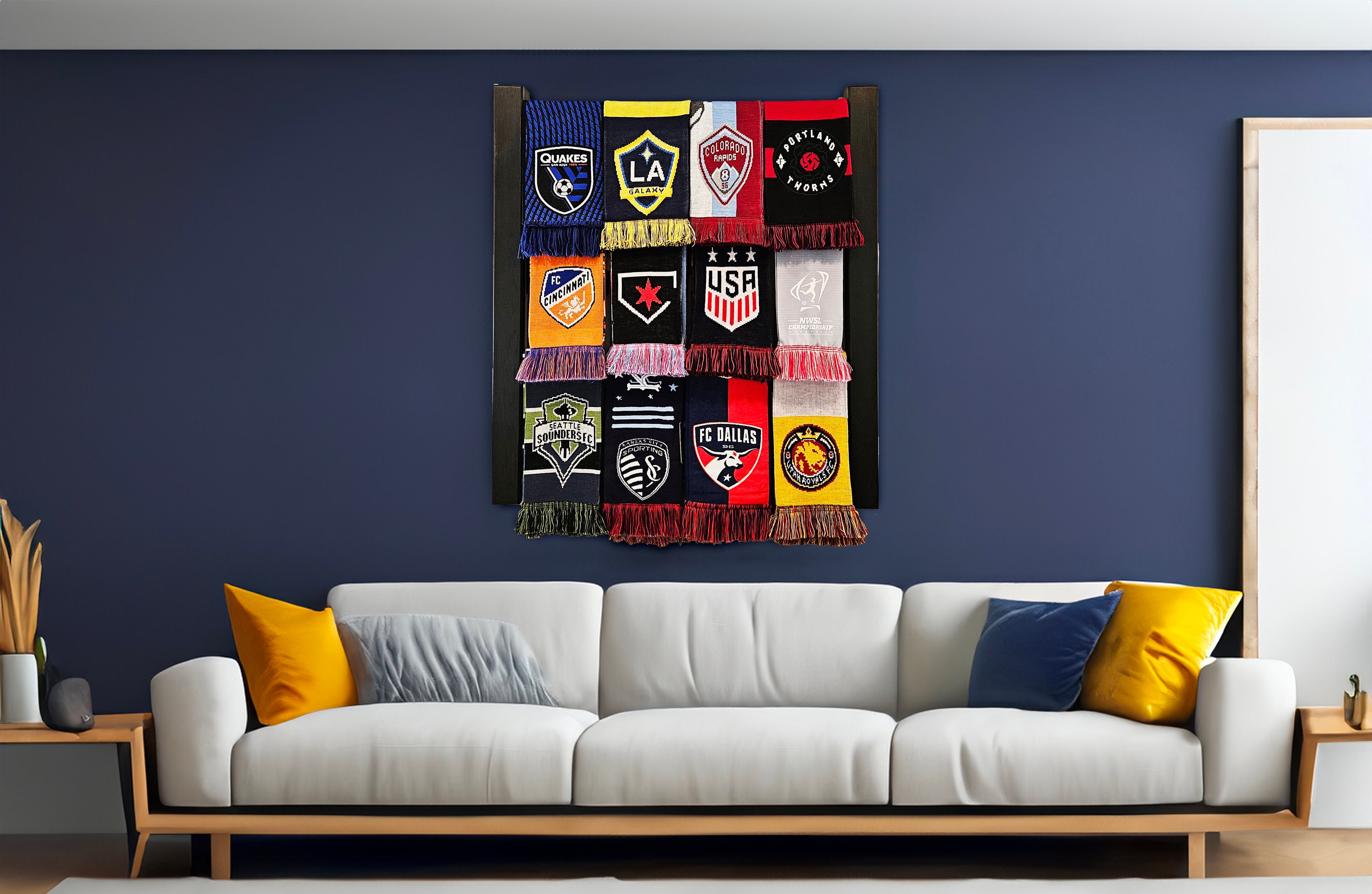 Soccer / Sports Scarf Display Rack - Etsy
