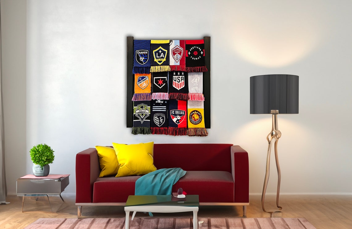 Soccer / Sports Scarf Display Rack - Etsy