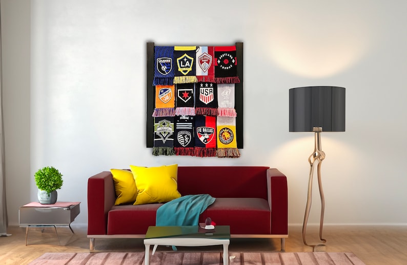 Soccer / Sports Scarf Display Rack - Etsy