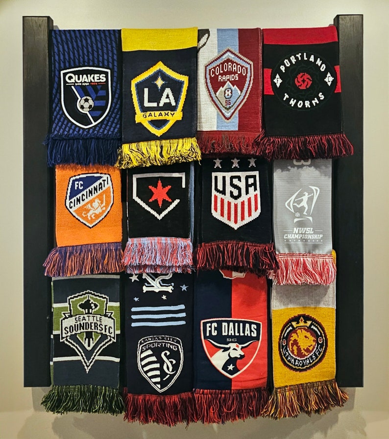 Soccer / Sports Scarf Display Rack - Etsy