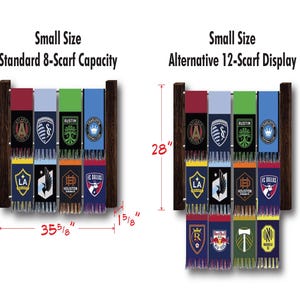 Soccer / Sports Scarf Display Rack - Etsy