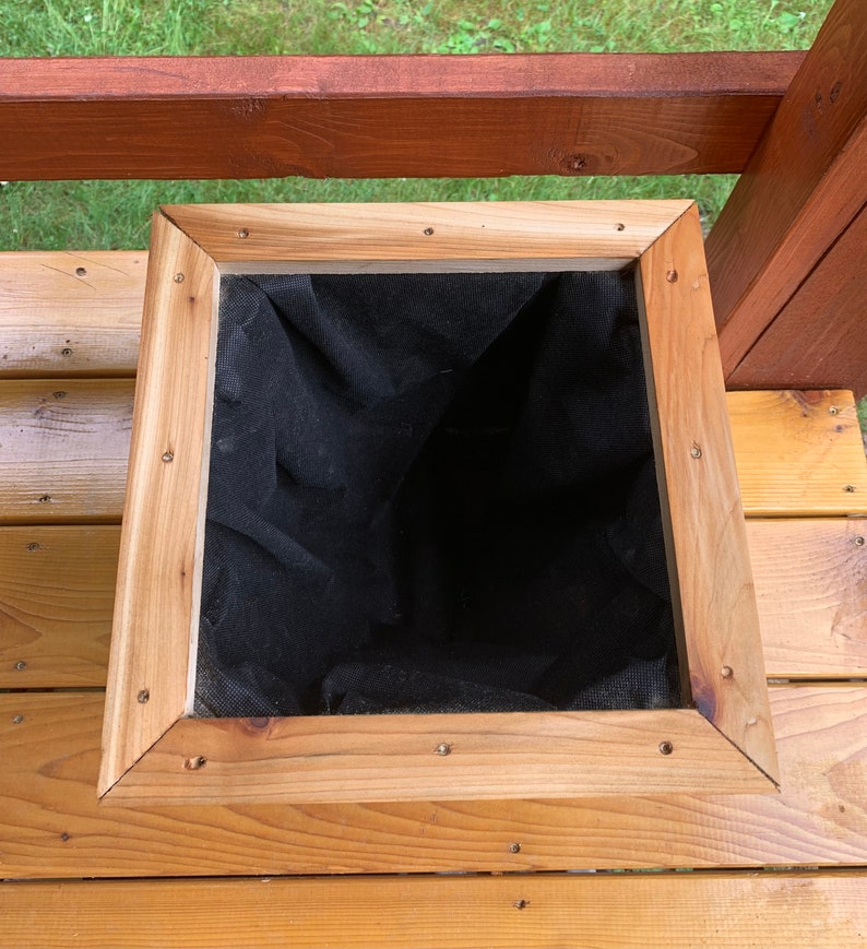 Small Outdoor Cedar Planter Box - Etsy