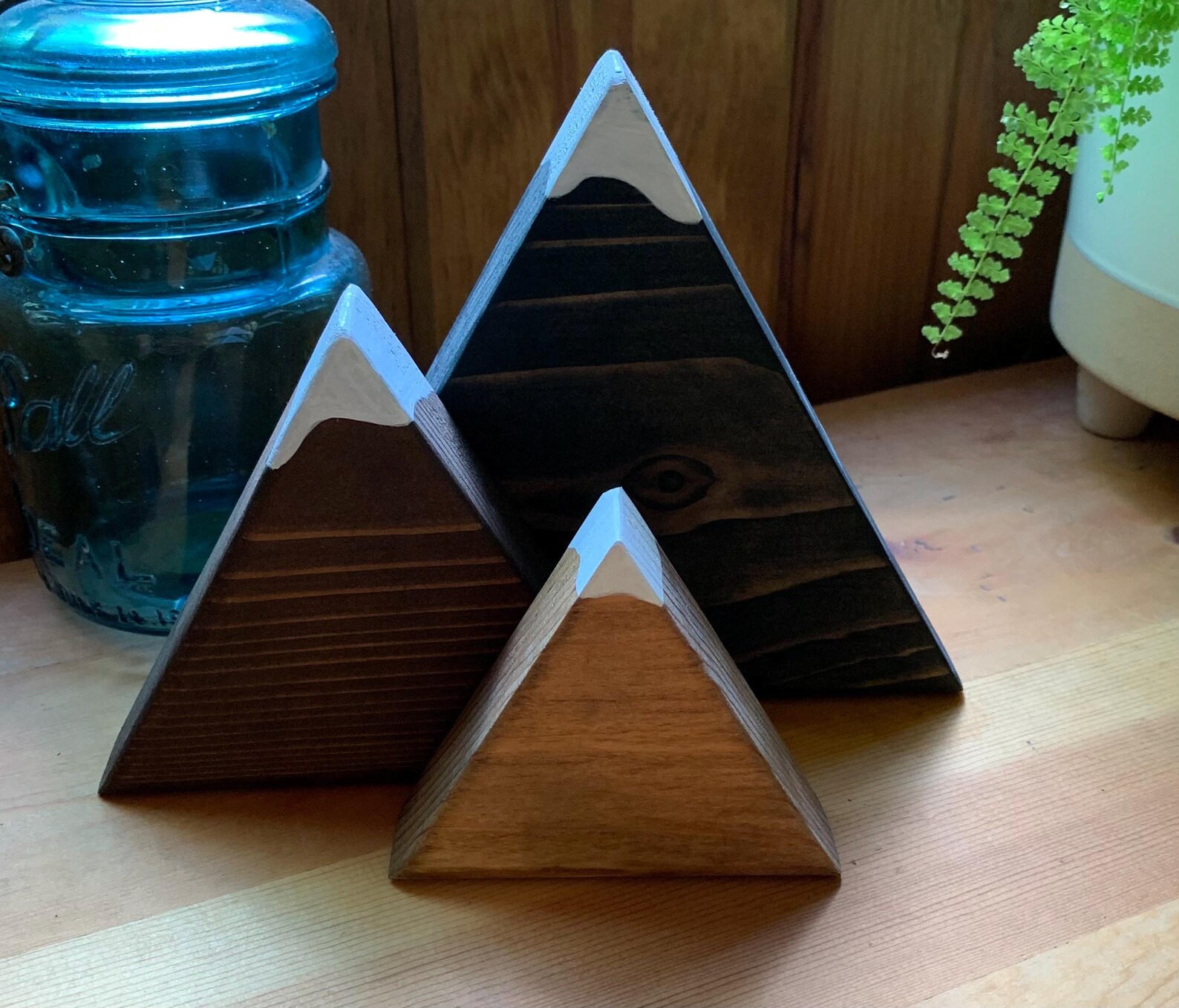 Mountain Decor, Wooden Mountain Cutouts - Etsy
