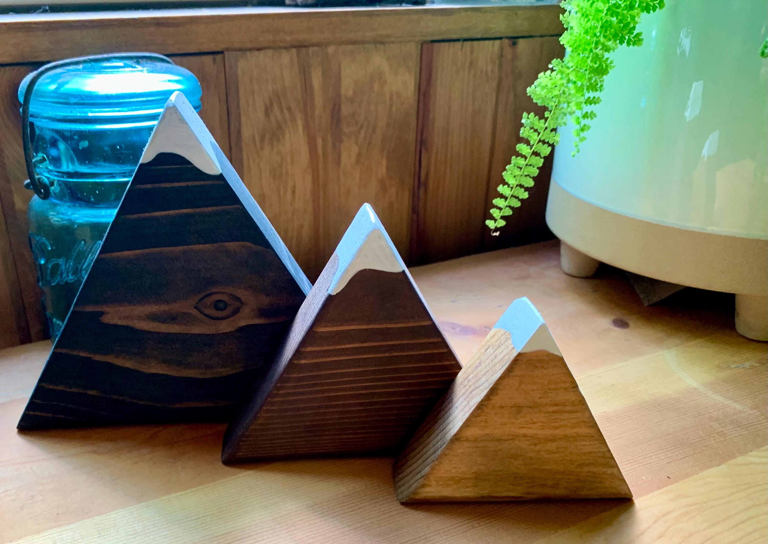 Mountain Decor, Wooden Mountain Cutouts - Etsy