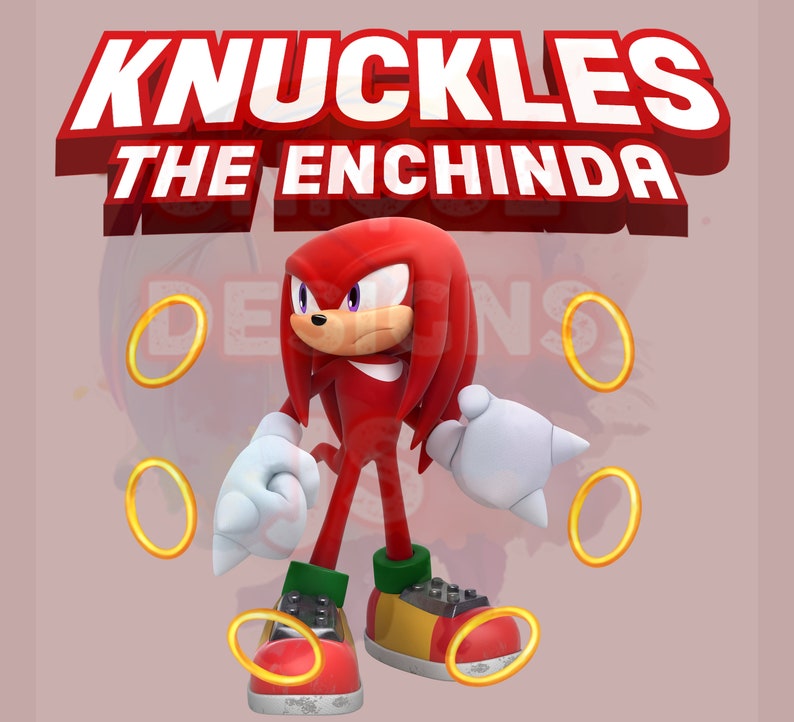 PNG Knuckles the Echidna, Sonic Series, Knuckles Image - Etsy
