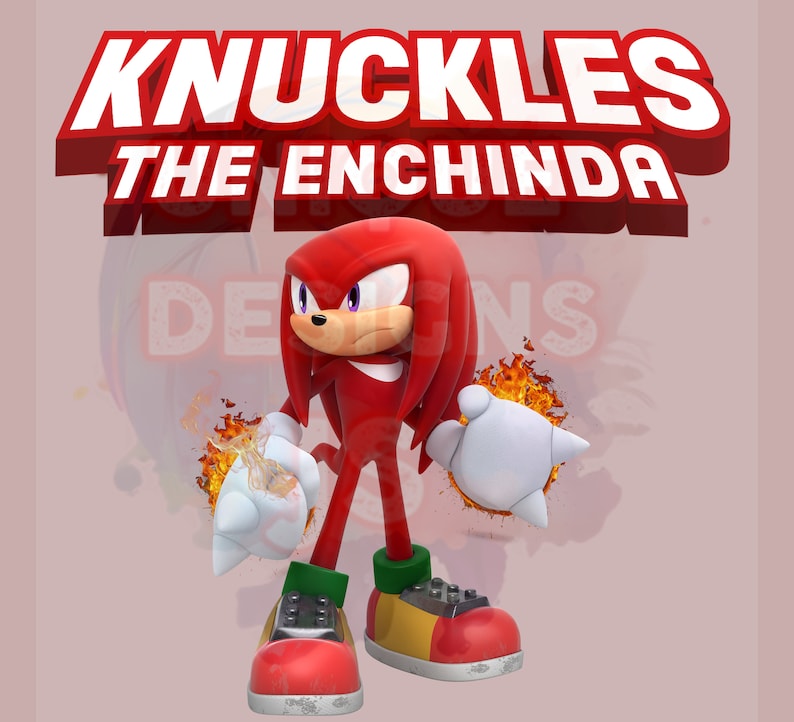 PNG Knuckles the Echidna, Sonic Series, Knuckles Image - Etsy