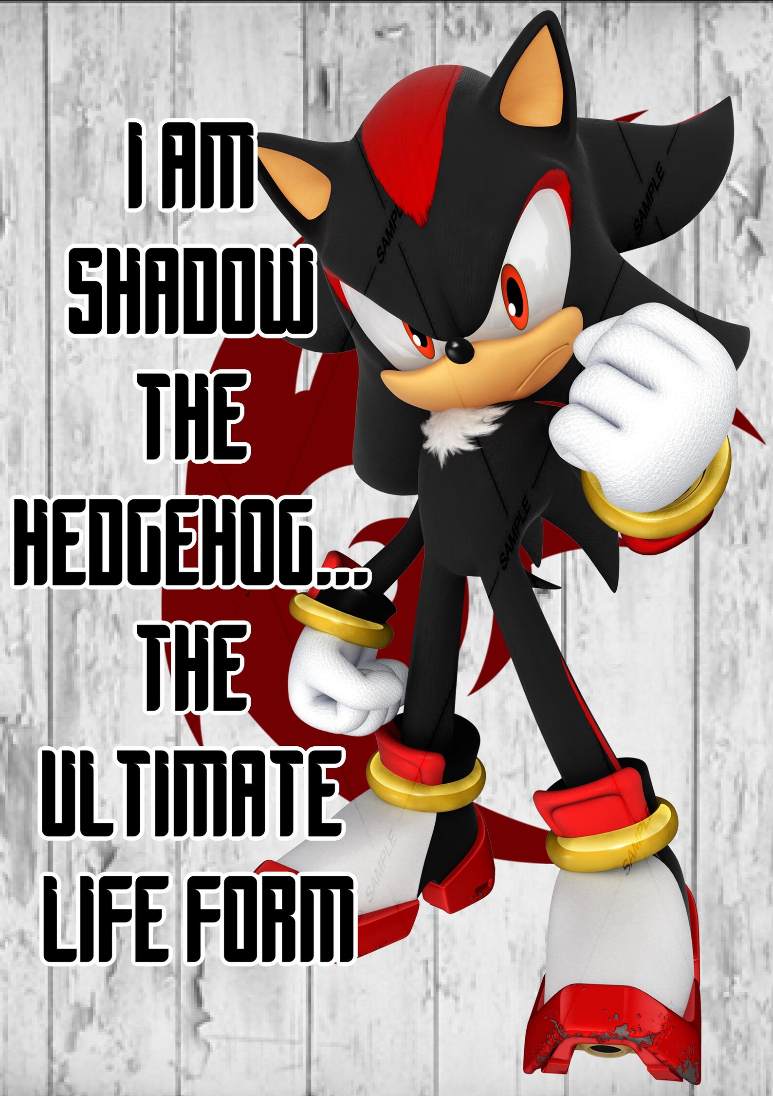 PNG Sonic, Shadow Quote, Instant Download, 300DPI - Etsy