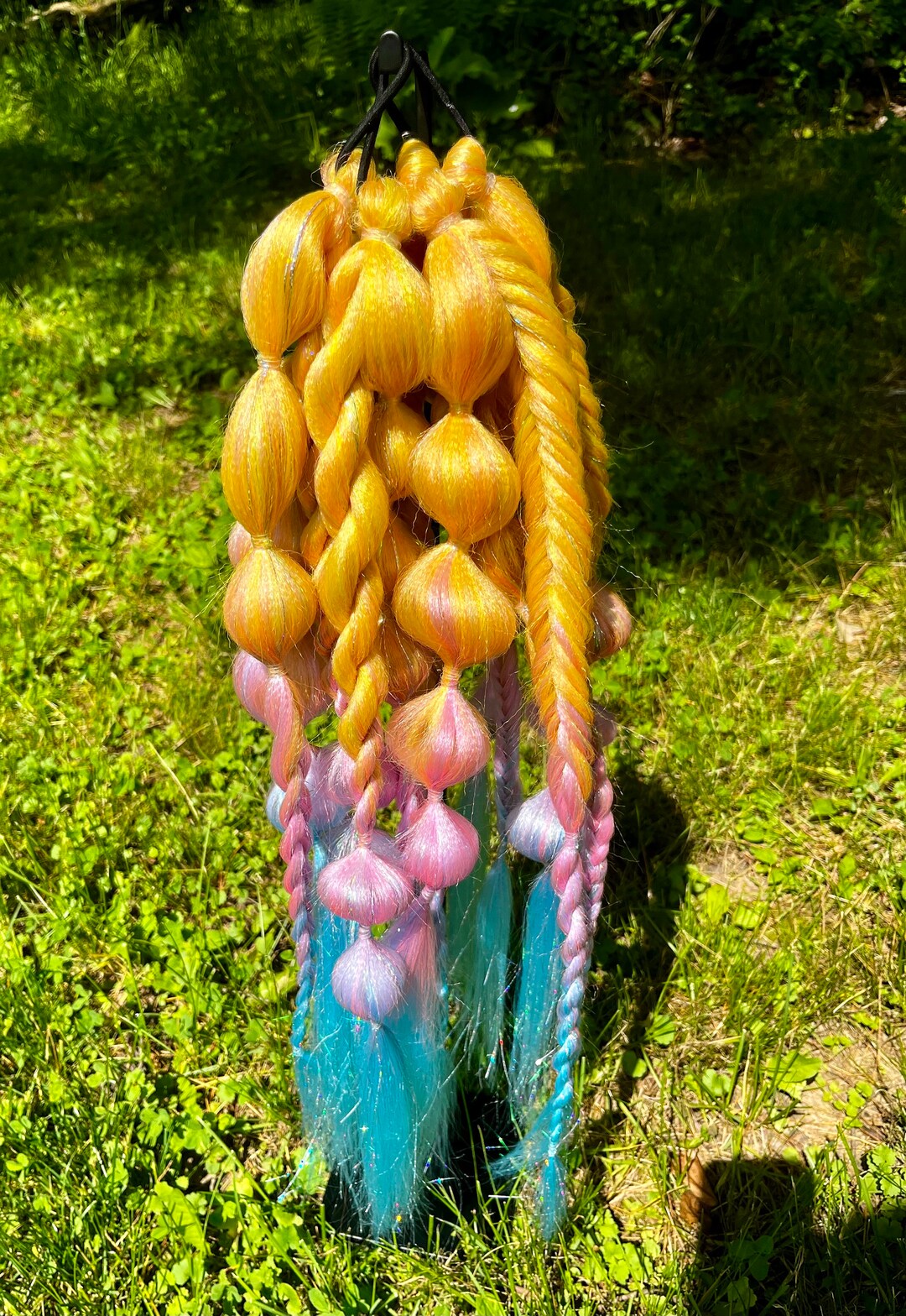 Rainbow Festival Braids - Etsy