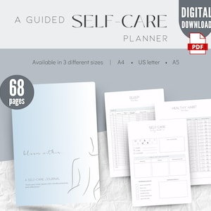 Ultimate Self-care & Wellness Bundle Printable | Planner Journal ...