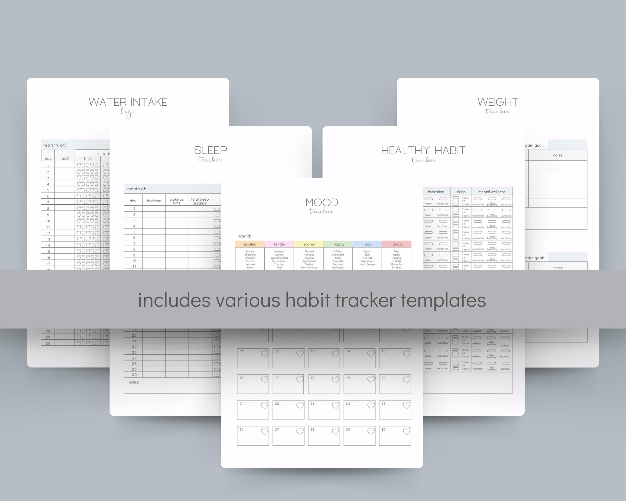 Ultimate Self-care & Wellness Bundle Printable | Planner Journal ...