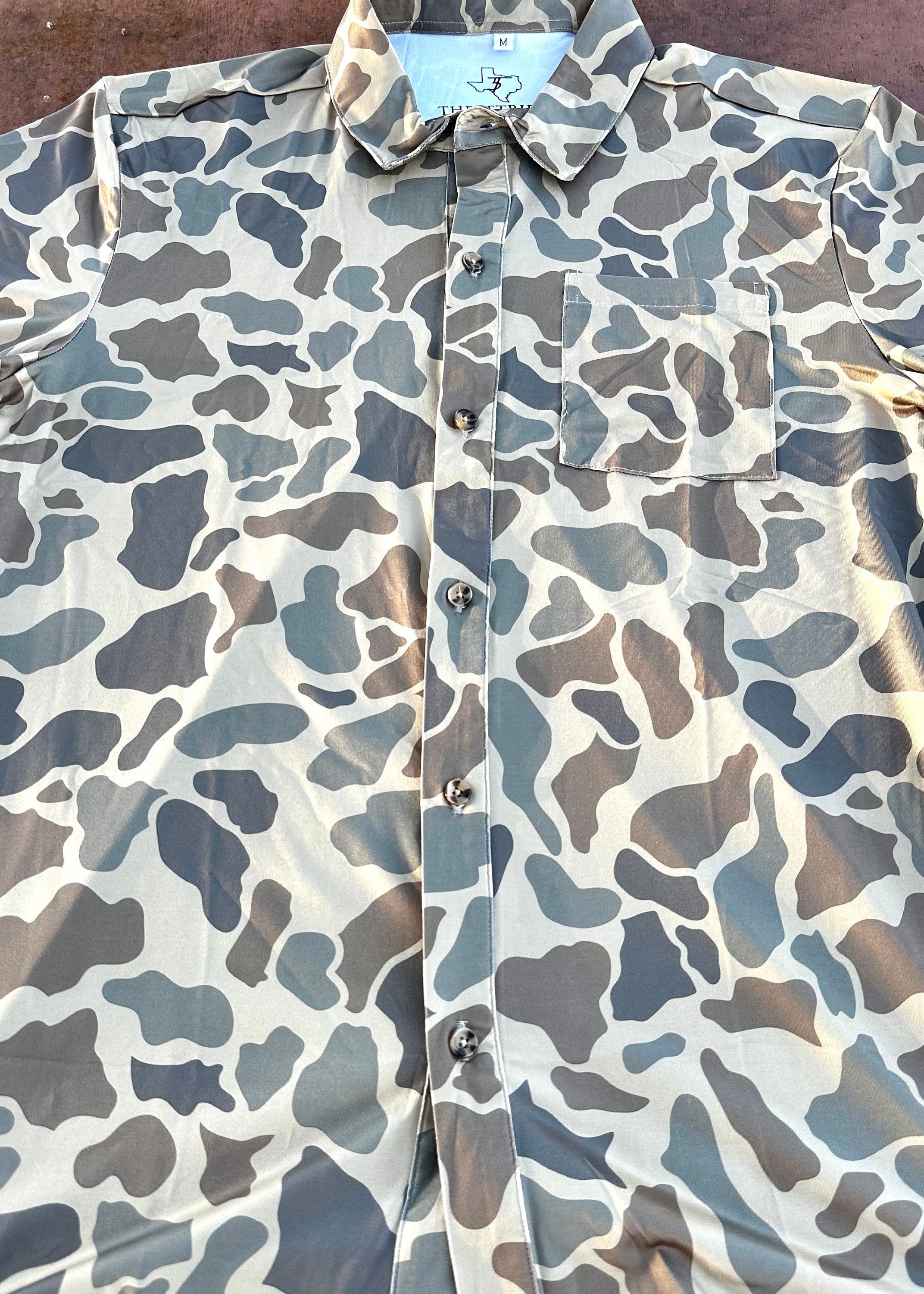 Vintage Camo Shirt - Classic Duck Camo Hunting Button-down - Etsy