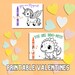 Printable Unicorn and Dinosaur Colorable Valentines! - Etsy