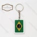 Personalized Flag Keychain, National Flag Keychain, National Flag ...