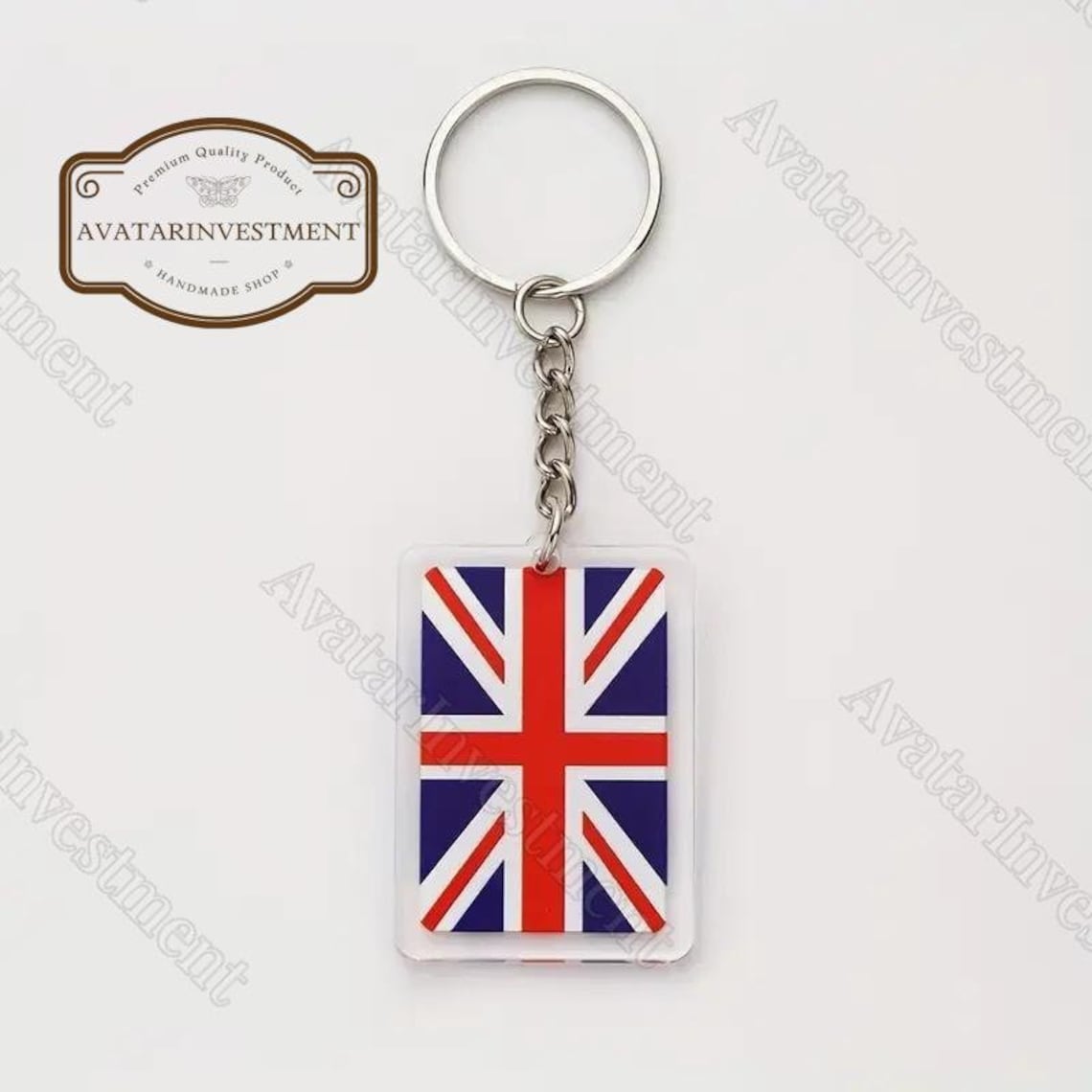 Personalized Flag Keychain, National Flag Keychain, National Flag ...