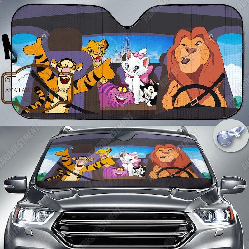 Cartoon Auto Sunshade - Etsy