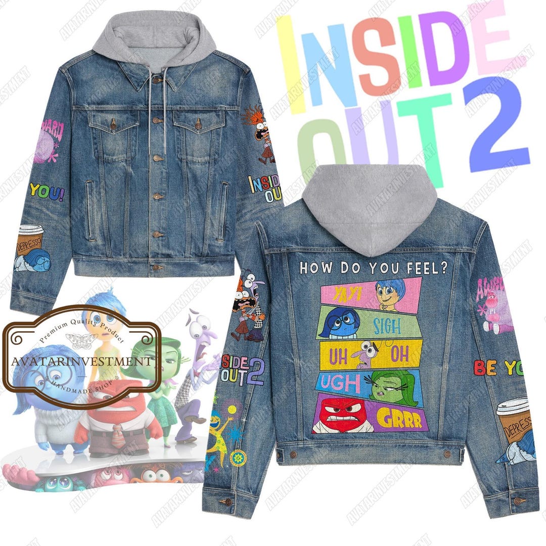 Inside Out Youth Jacket, Inside Out Denim Jacket, Inside Out Jacket ...