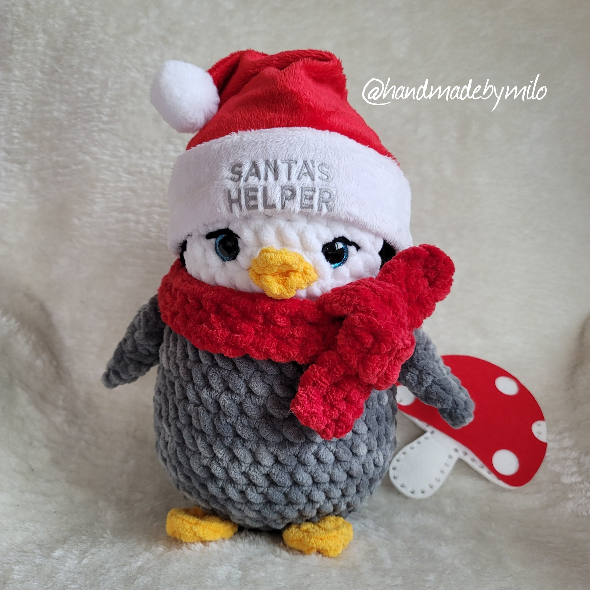 Chunky Crochet Penguin | Amigurumi Plushie | Stuffed Animal Plush ...