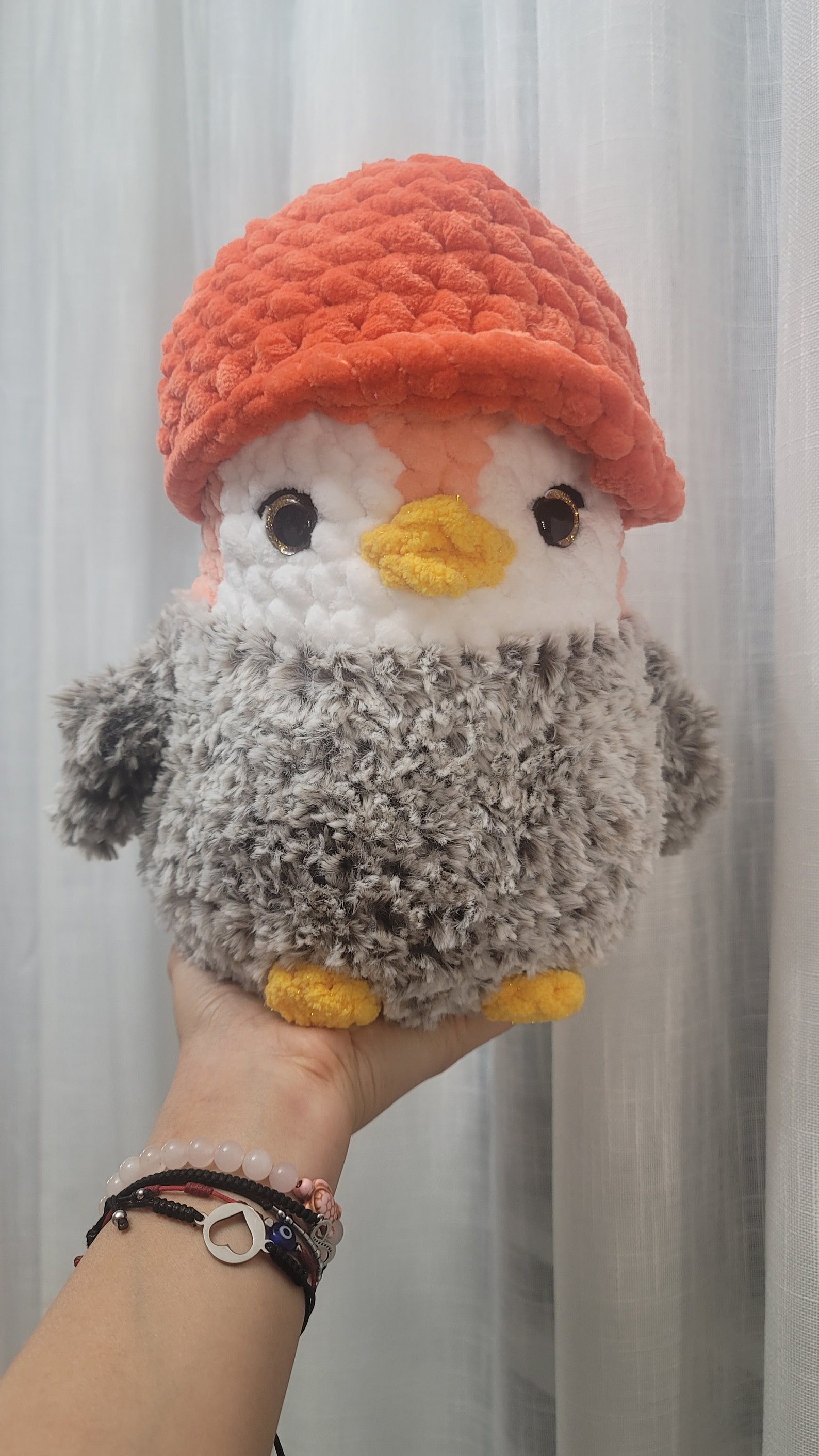 Chunky Crochet Penguin | Amigurumi Plushie | Stuffed Animal Plush ...