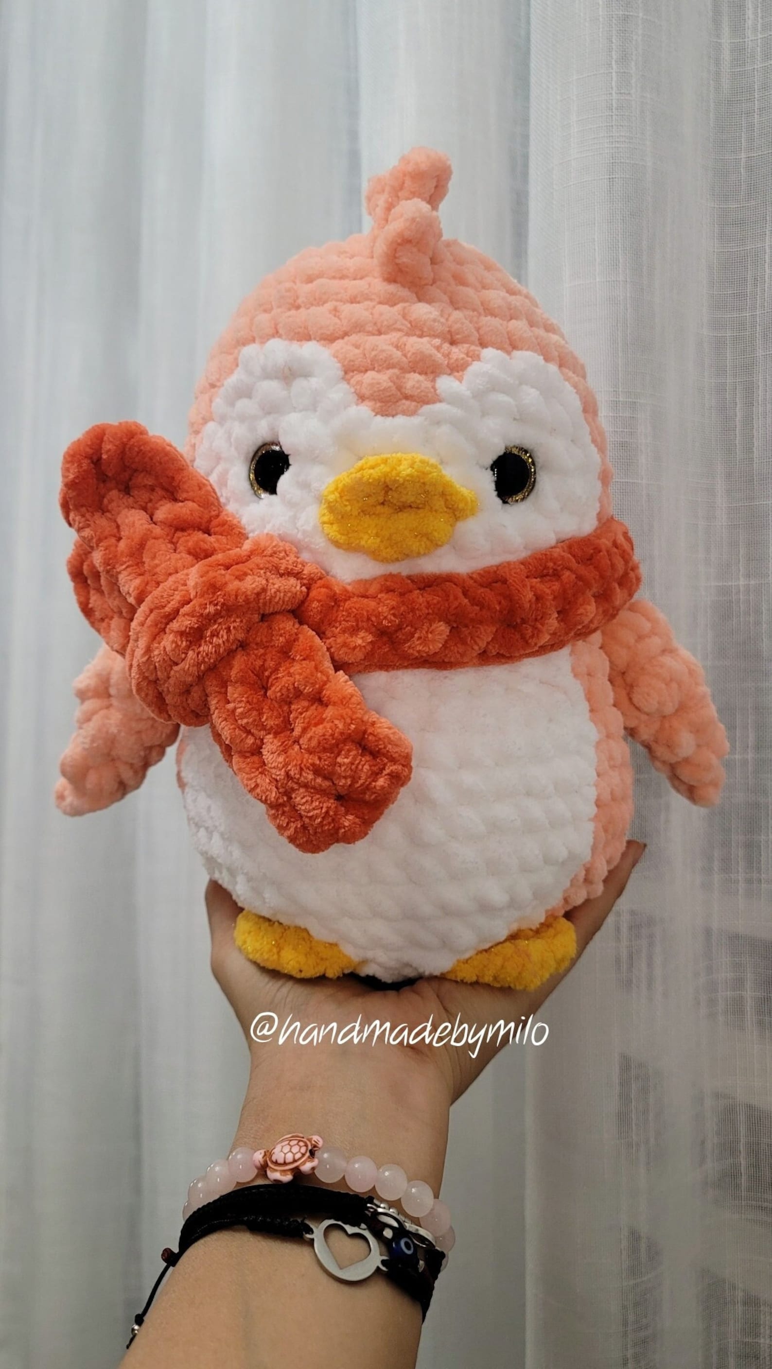 Chunky Crochet Penguin | Amigurumi Plushie | Stuffed Animal Plush ...
