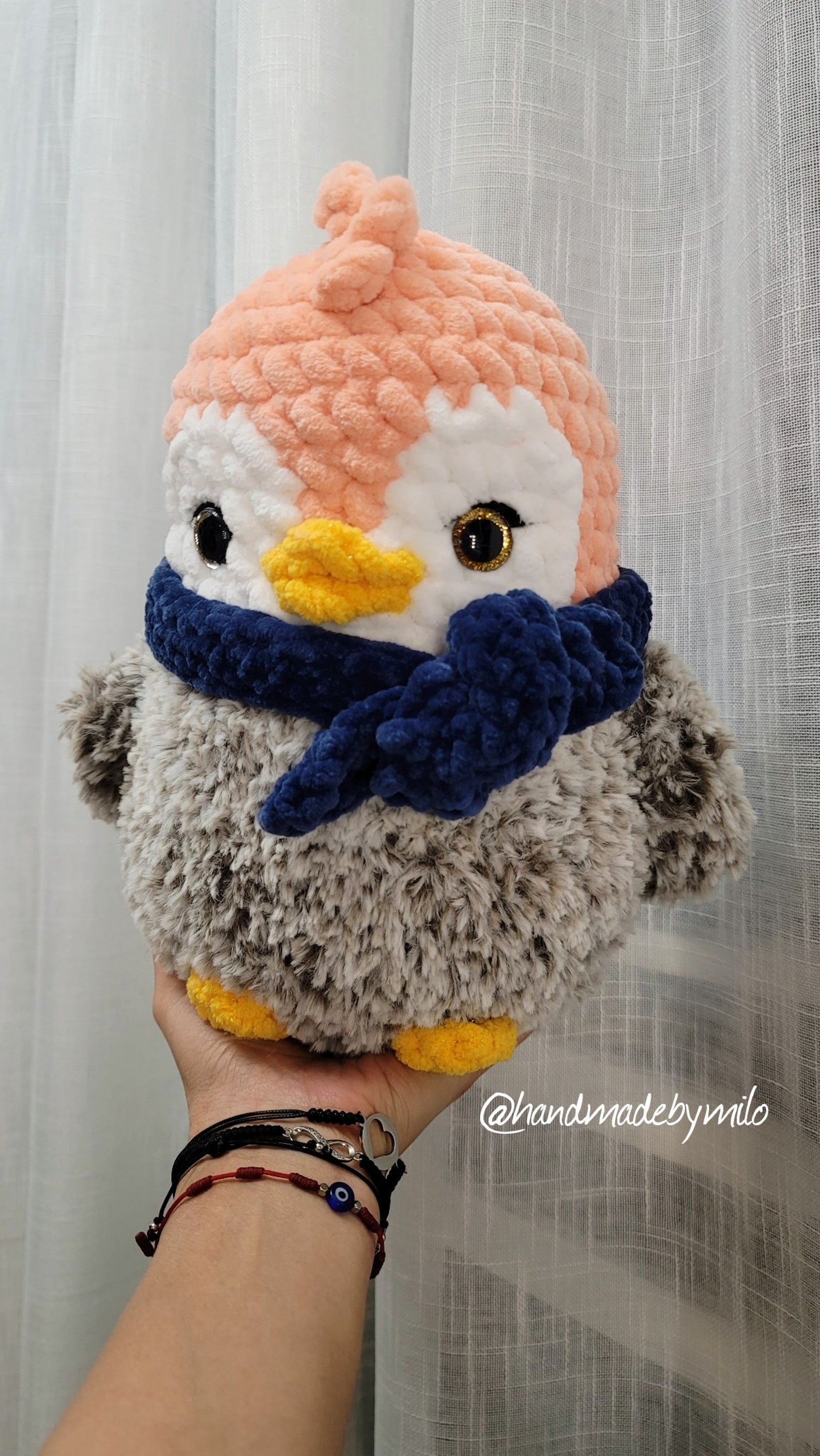 Chunky Crochet Penguin | Amigurumi Plushie | Stuffed Animal Plush ...