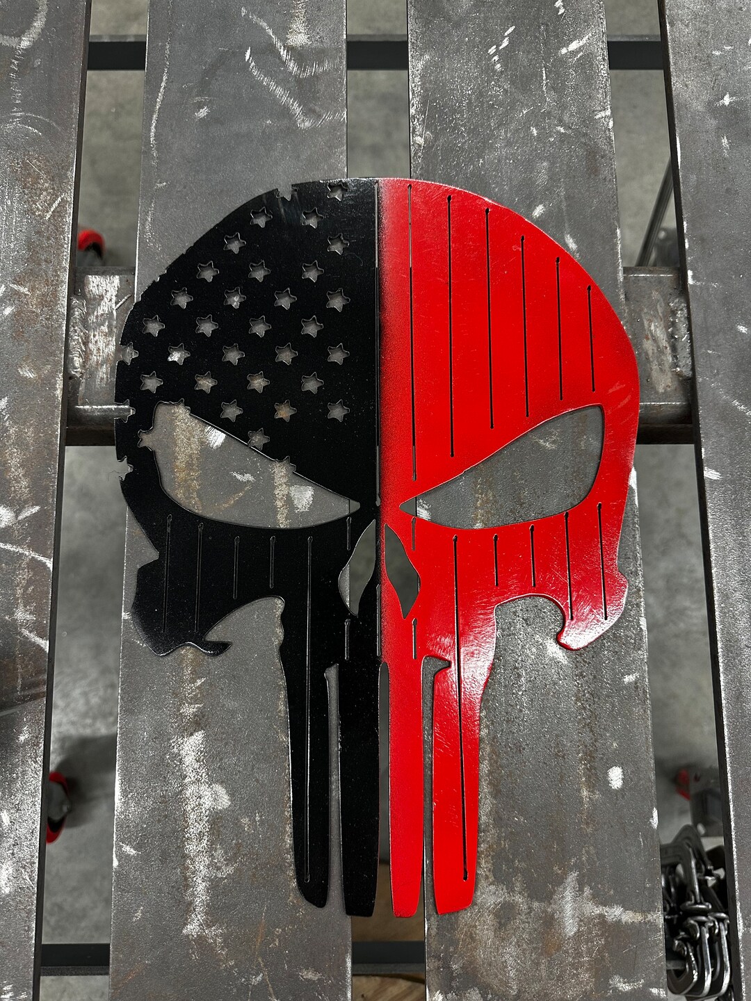Metal Plasma CNC Punisher Sign - Etsy