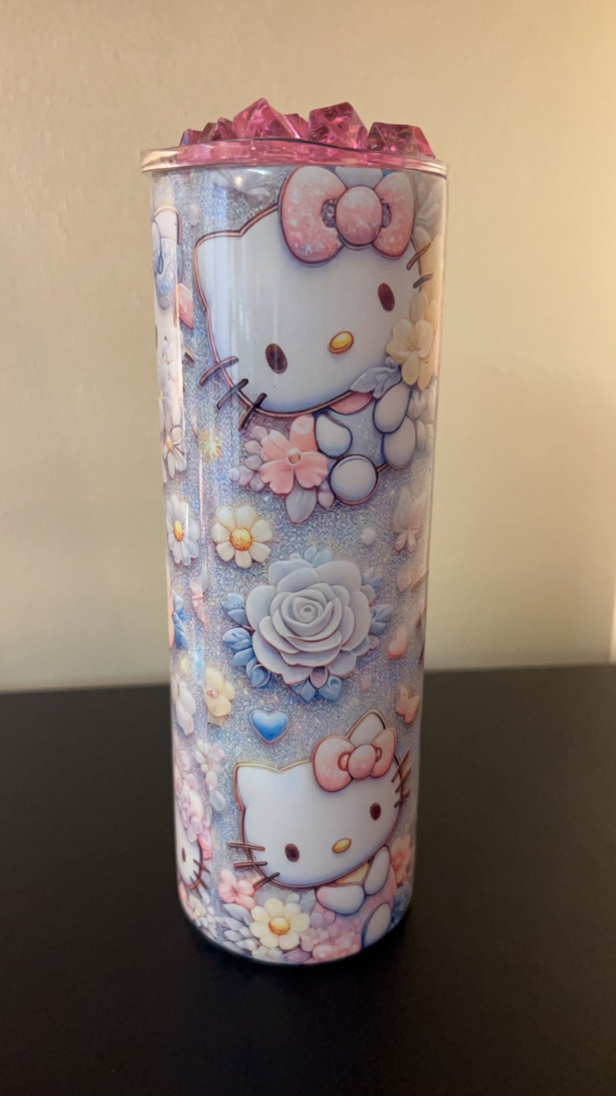 Hello Kitty Roses 20oz Tumbler - Etsy