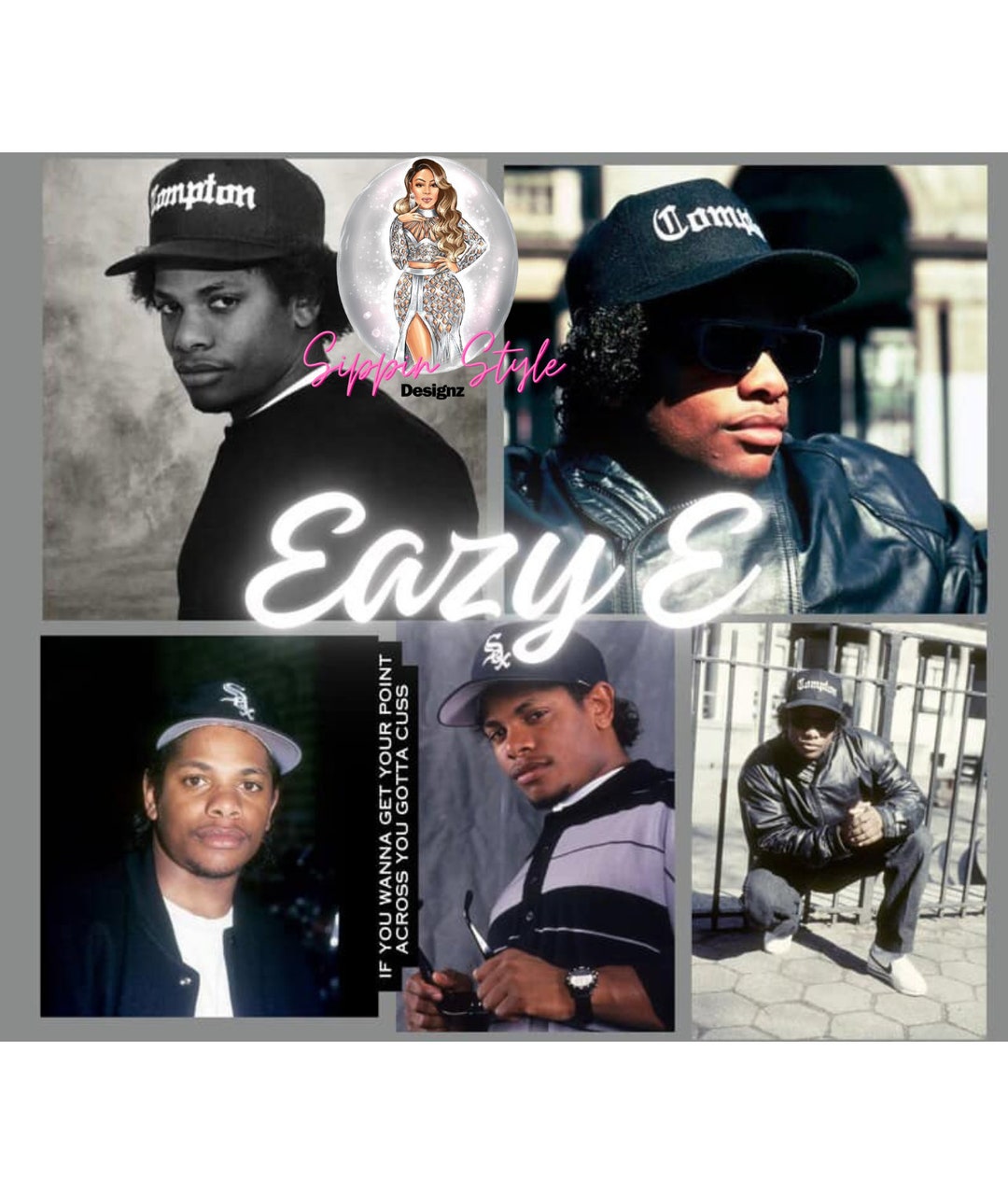 Eazy E 20oz Skinny Sublimation Design Digital Design - Etsy