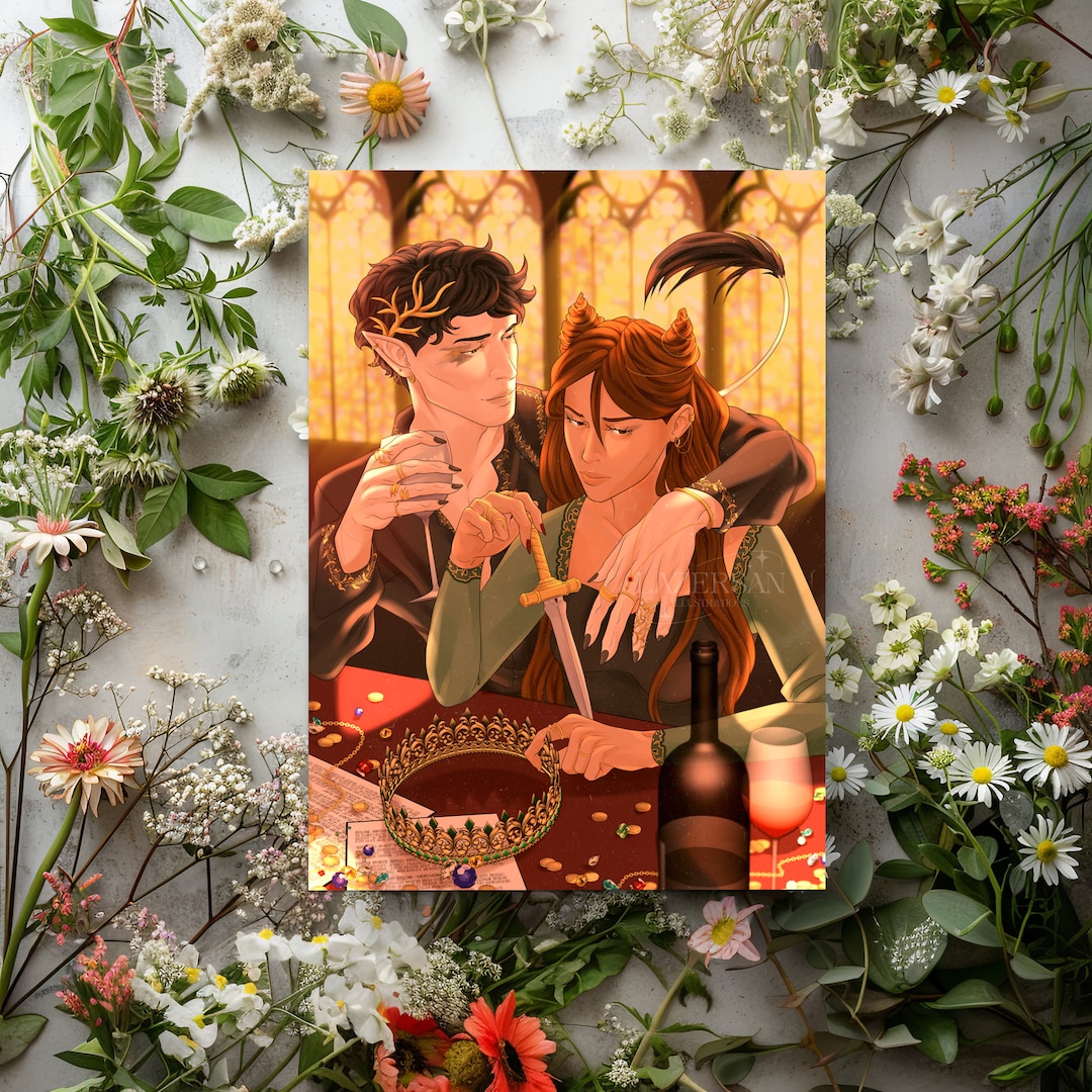 The Wicked King by Holly Black the Folk of the Air 5 X 7 Print Fan Art ...