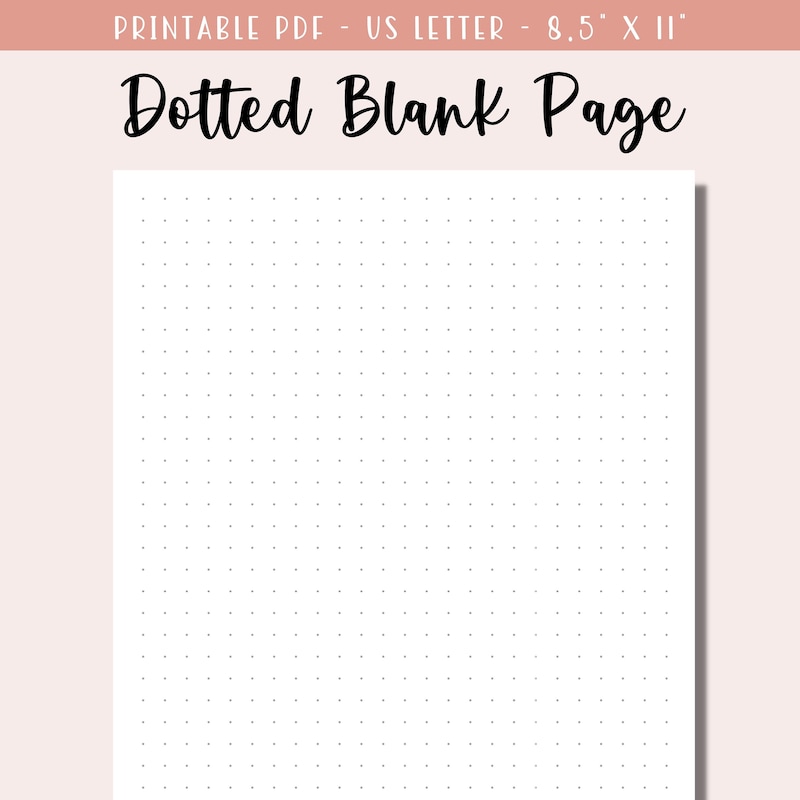 Bullet Journal Paper - Etsy