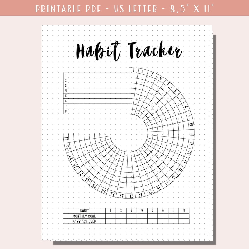 Circle Tracker - Etsy