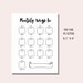 Monthly Weigh/in Printable / Weight Loss Tracker / Goal Tracker ...