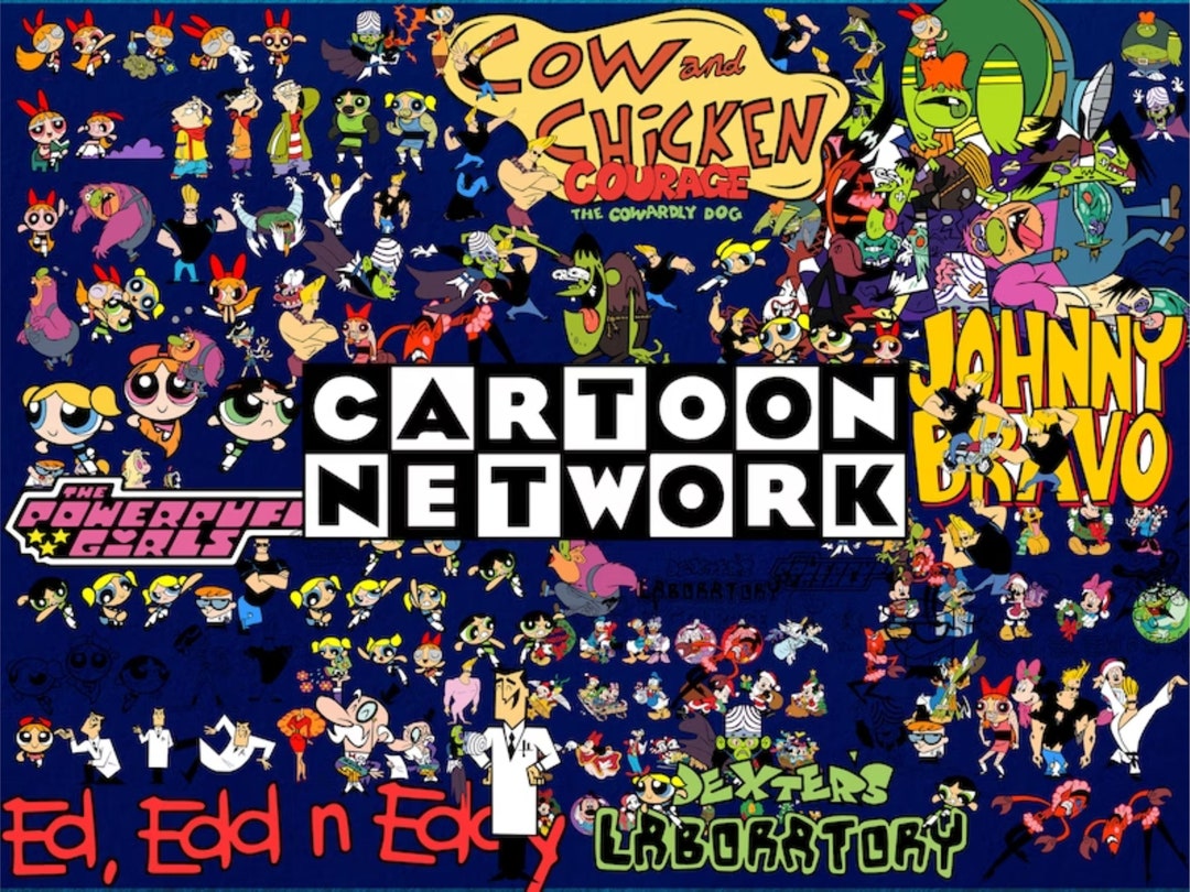 MEGA Cartoon Mega Svg, Paquete svg Cartoon Network de los años 90 ...